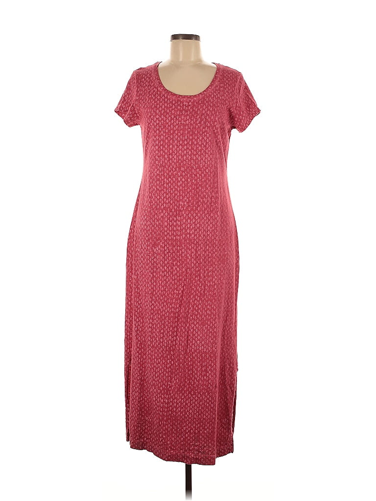 Peruvian Connection 100% Cotton Burgundy Casual Dress Size M - 73% off ...