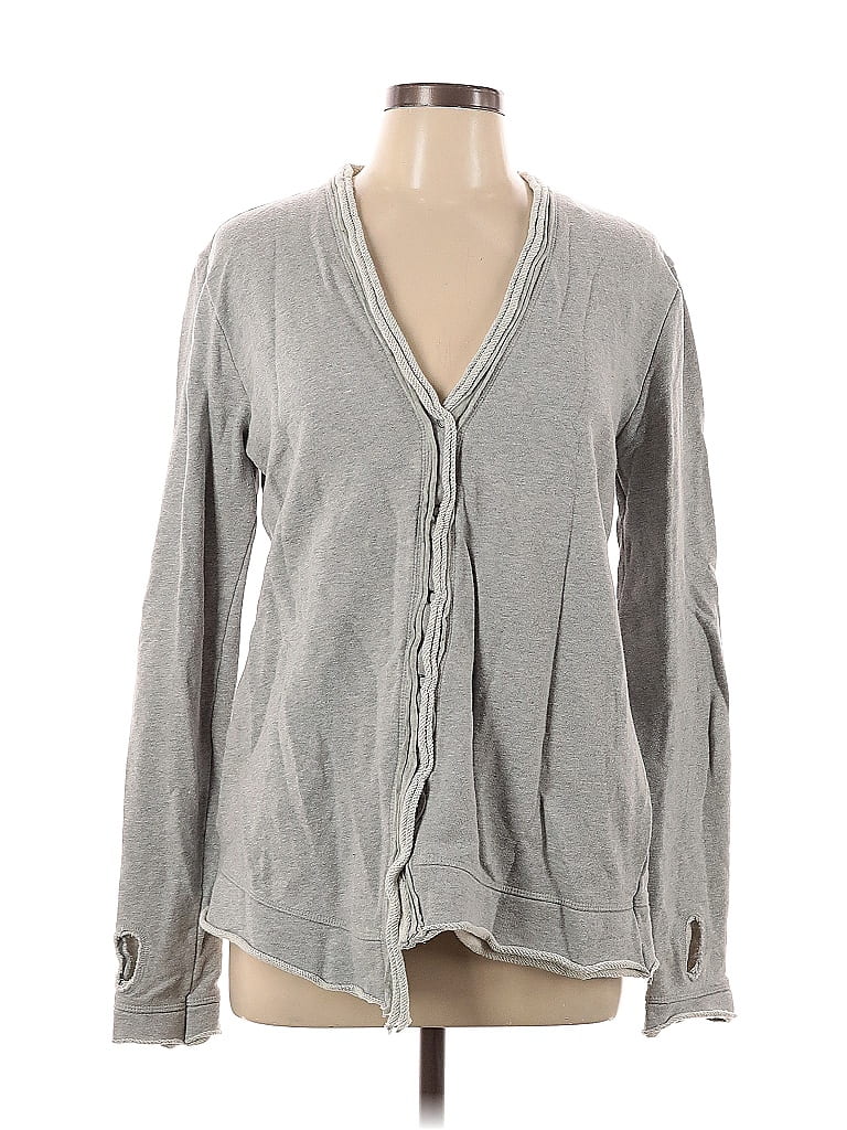 RACHEL Rachel Roy 100% Cotton Gray Cardigan Size L - 74% off | ThredUp