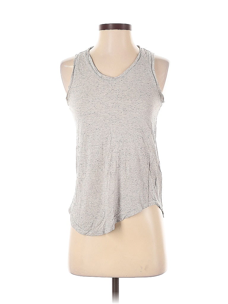 Gap Solid Gray Sleeveless T-Shirt Size S - 48% off | ThredUp