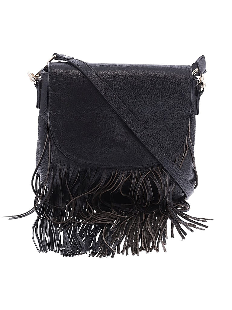 Erica Anenberg 100% Leather Black Leather Crossbody Bag One size - 67% ...