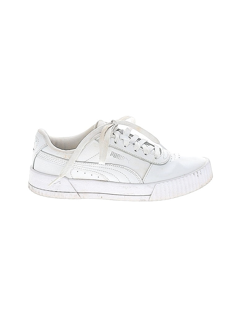 Puma White Sneakers Size 7 1/2 - 39% off | ThredUp