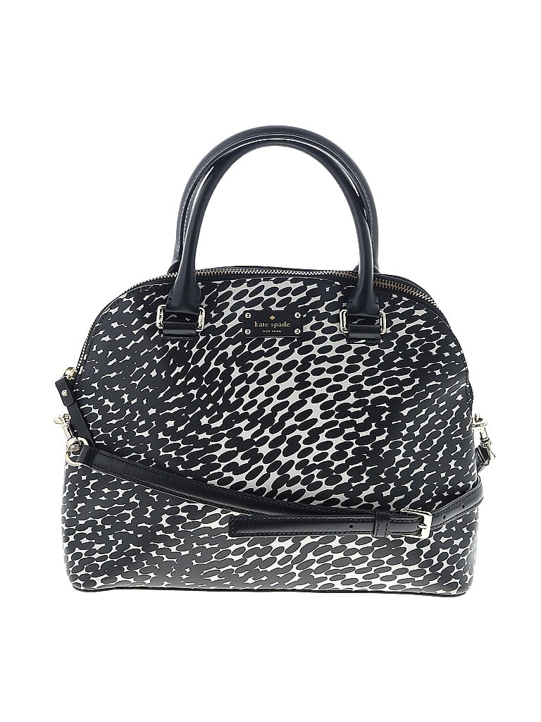 Kate Spade New York Animal Print Black Satchel One size - 74% off | ThredUp