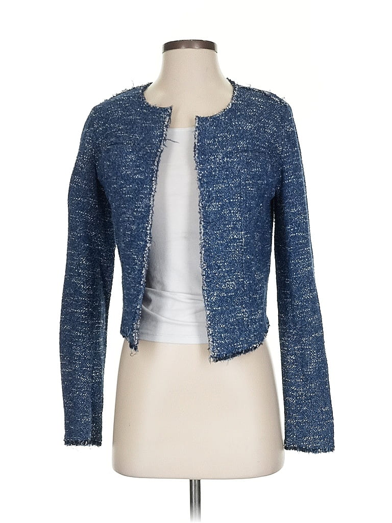 Theory Blue Jacket Size 4 - 82% off | ThredUp
