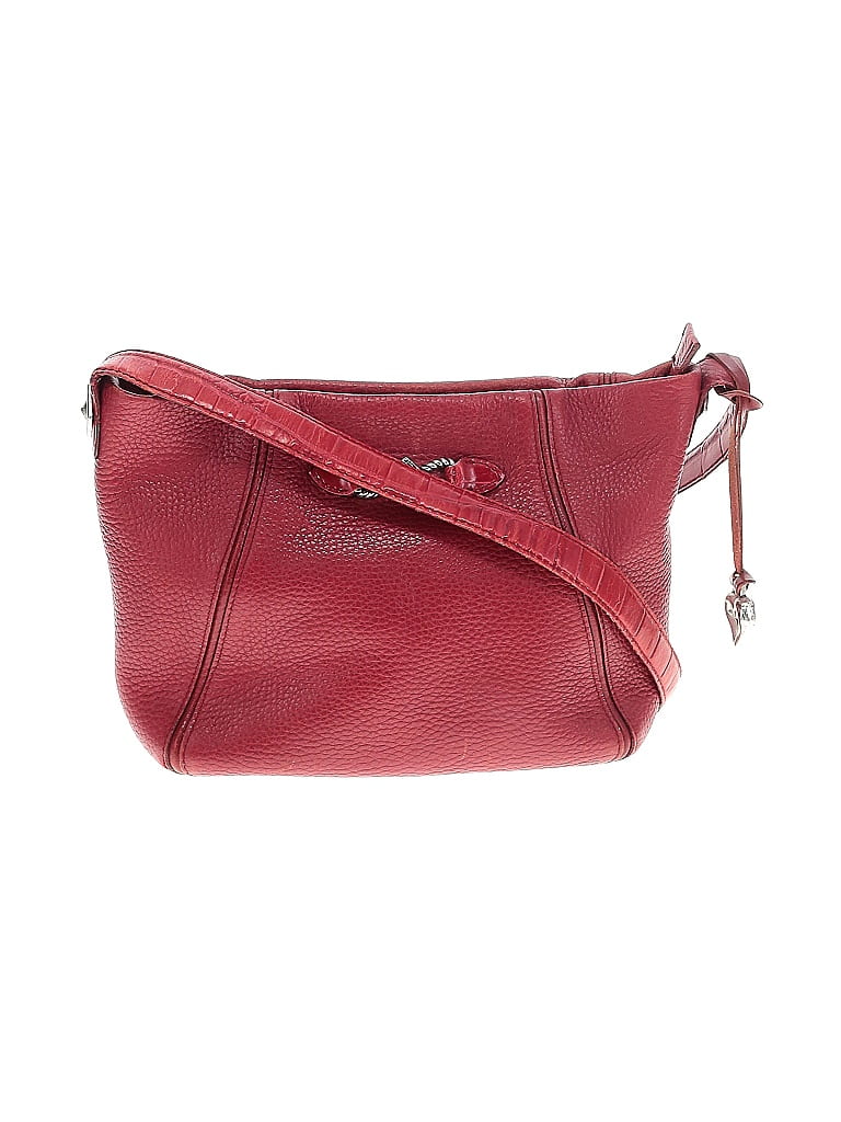 Brighton Red Leather Shoulder Bag One size - 72% off | ThredUp