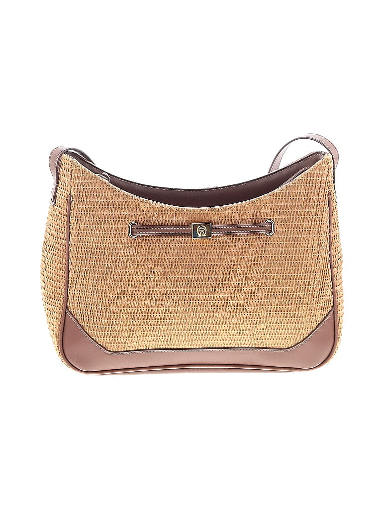 Etienne Aigner Tweed Tan Brown Shoulder Bag One size - 38% off | ThredUp