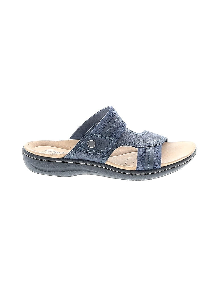 Clarks Blue Sandals Size 7 - 65% off | ThredUp