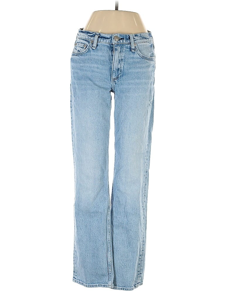 Rag & Bone Stripes Blue Jeans Size 25 waist - 79% off | ThredUp