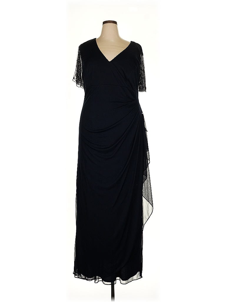 X by Xscape 100% Polyester Black Cocktail Dress Size 18 - 20% off | ThredUp