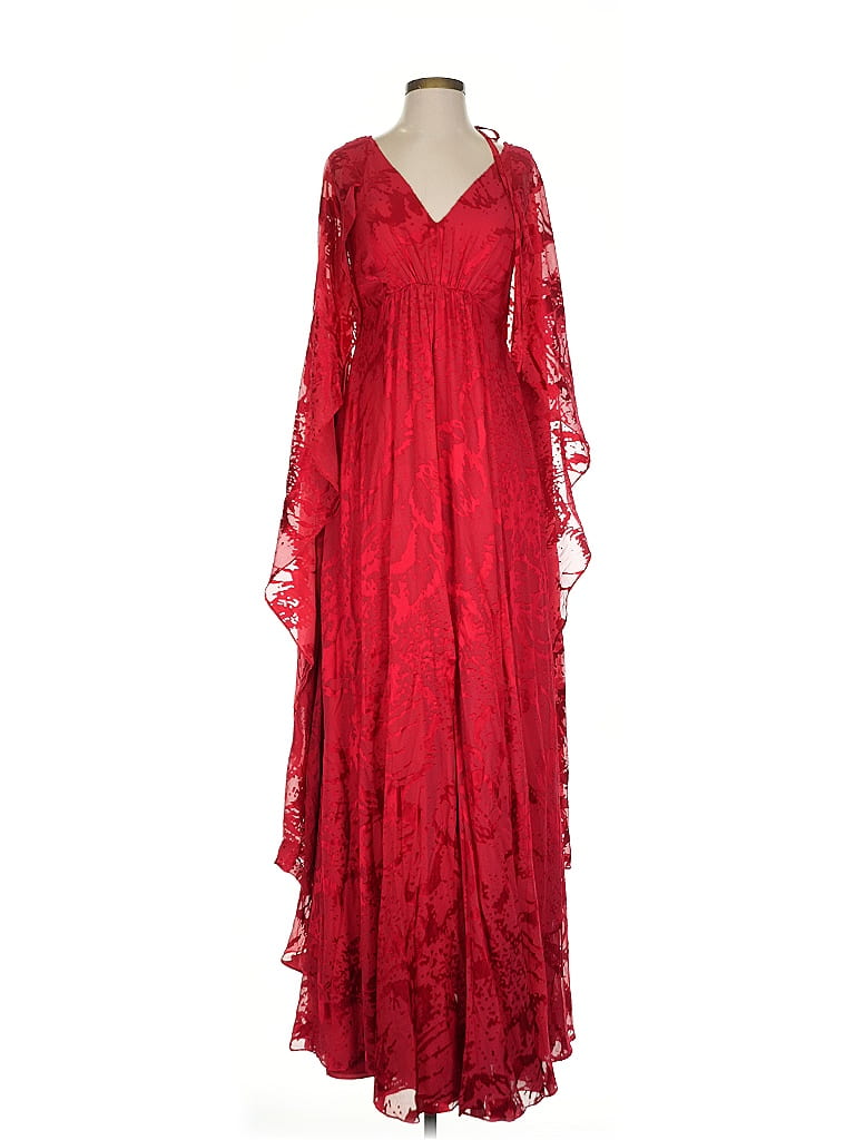 Rene Ruiz 100% Polyester Red Cocktail Dress Size 4 - 19% off | ThredUp
