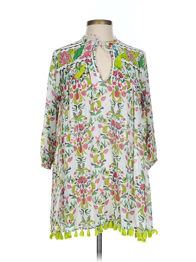 Roller Rabbit 100% Cotton Green Casual Dress Size S - 66% off | ThredUp