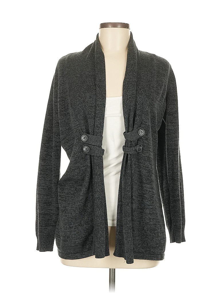 AB Studio Gray Cardigan Size M - 40% off | ThredUp