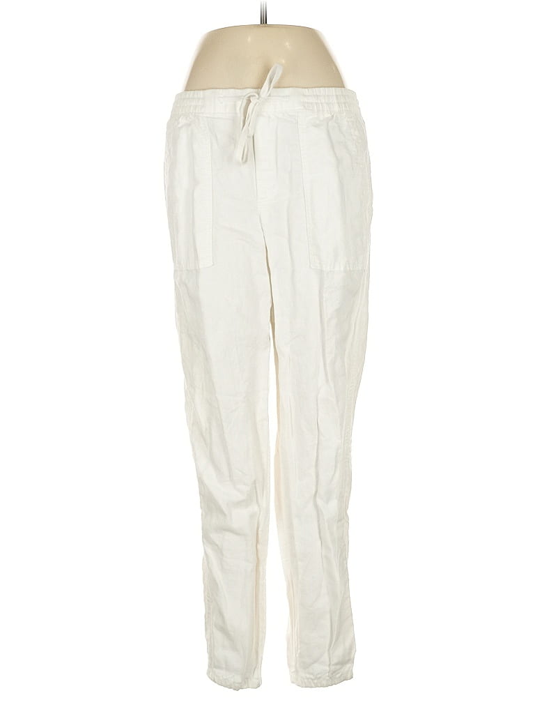 Gap Ivory Linen Pants Size M - 73% off | ThredUp