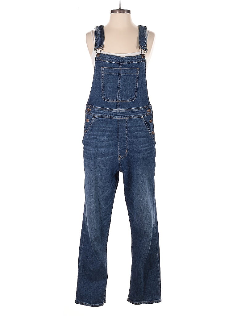 J.Crew Factory Store Blue Overalls Size M - 57% off | ThredUp