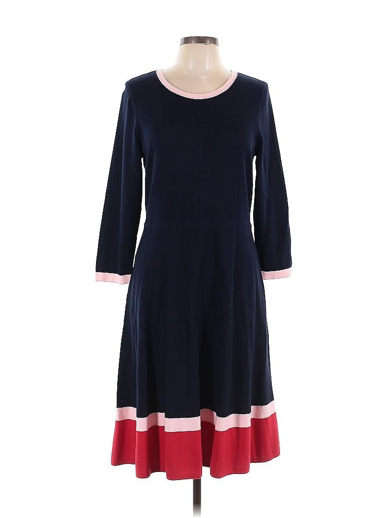 Talbots Color Block Blue Casual Dress Size L - 74% off | ThredUp