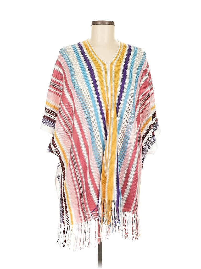 Coco + Carmen Ivory Poncho One size - 64% off | ThredUp