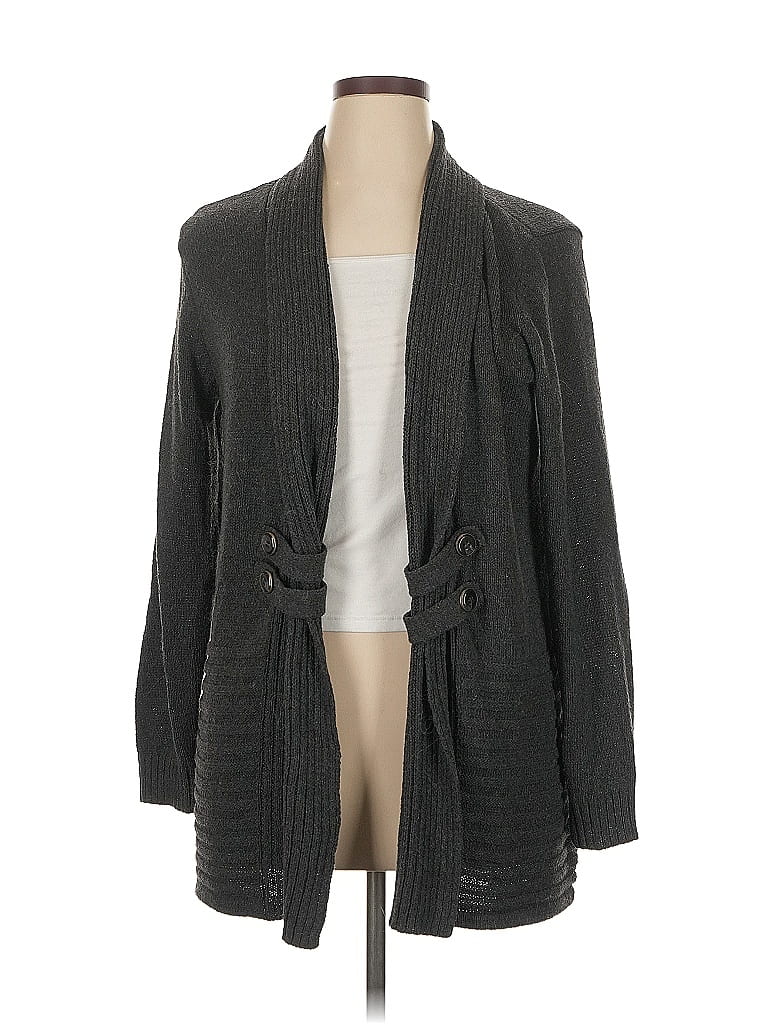 AB Studio Gray Cardigan Size XL - 48% off | ThredUp