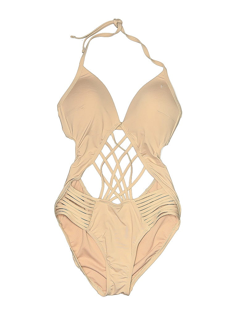 Kenneth Cole New York Graphic Tan One Piece Swimsuit Size M - 63% off ...