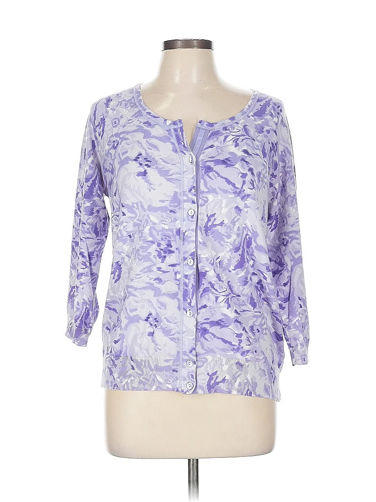 Pendleton Paisley Purple Cardigan Size L - 71% off | ThredUp