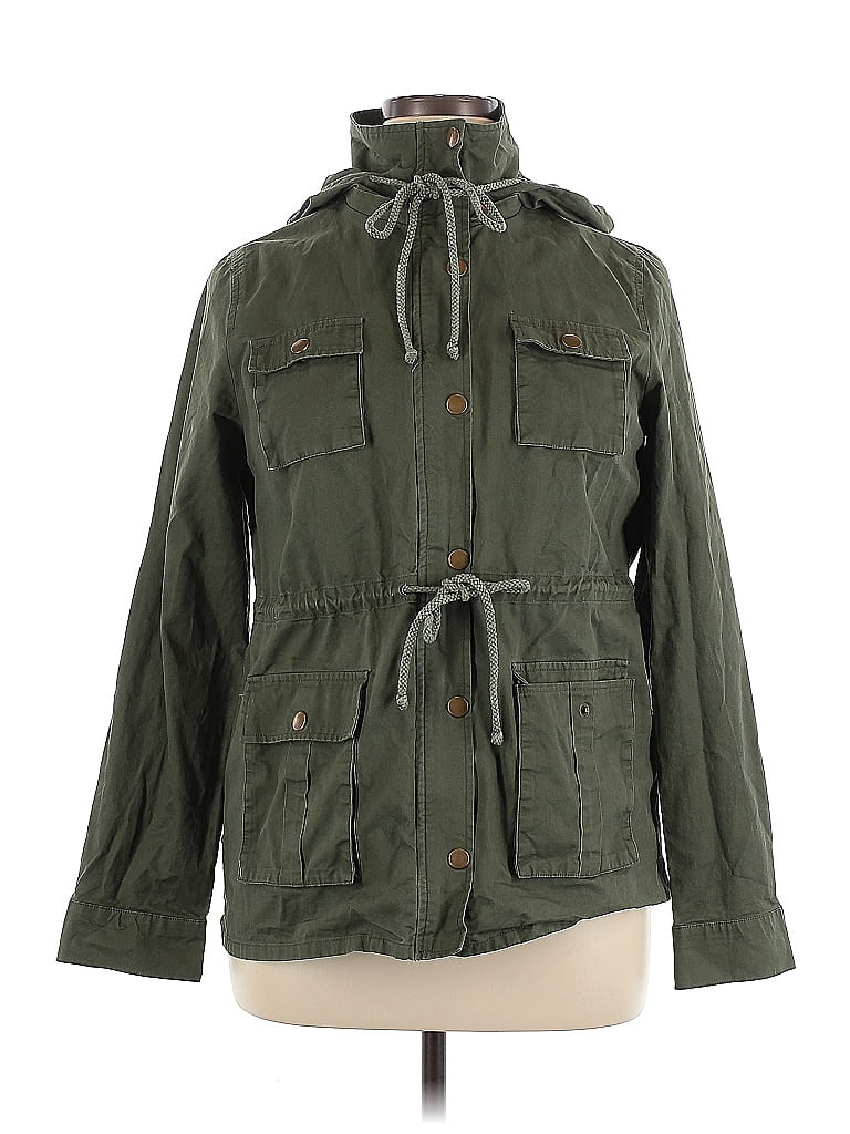 Market and Spruce 100% Cotton Green Jacket Size XL - 72% off | ThredUp