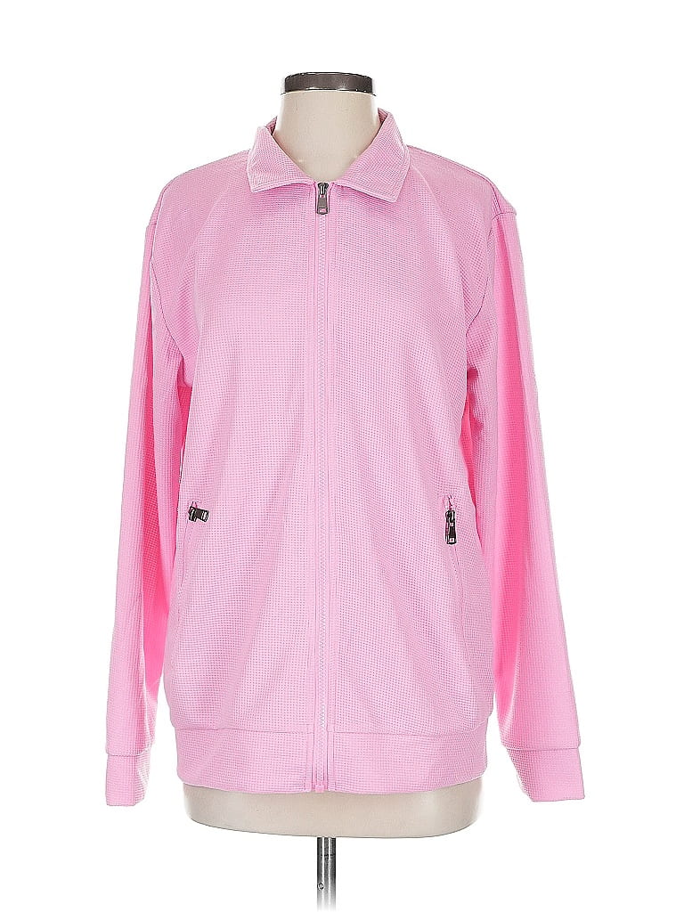 Unbranded 100% Polyester Pink Track Jacket Size S - 48% off | ThredUp