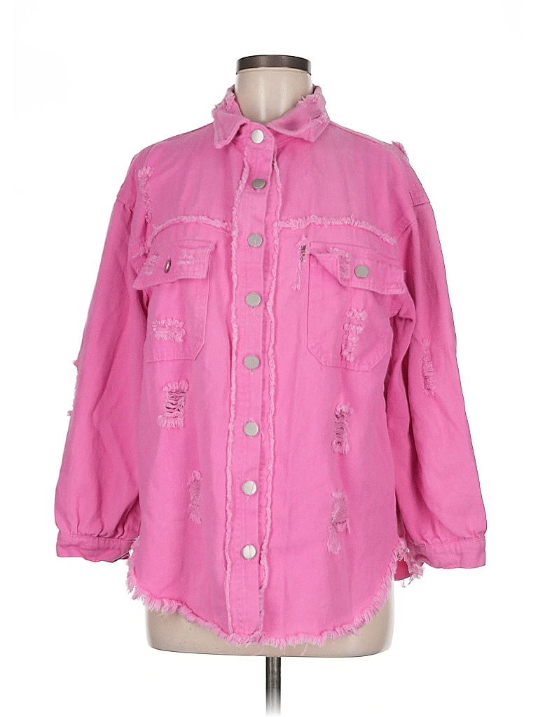 Jessica Simpson Pink Jacket Size M - 74% off | ThredUp