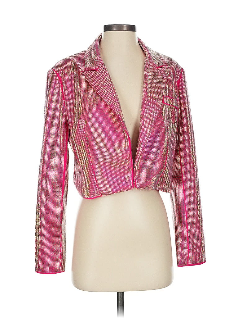 Akira Metallic Pink Blazer Size S - 64% off | ThredUp