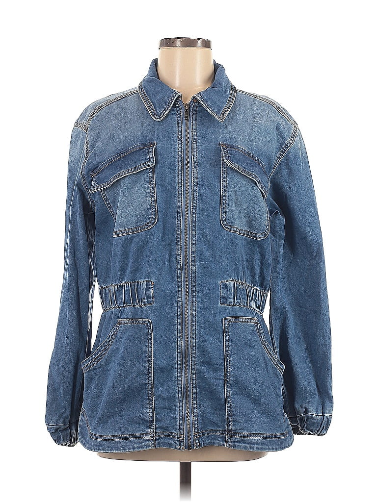 Knox Rose Blue Denim Jacket Size M - 37% off | ThredUp