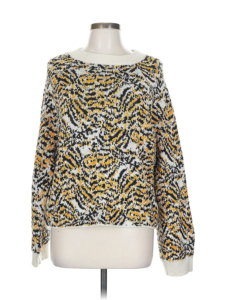 Rachel Comey x Target Animal Print Yellow Pullover Sweater Size L - 42% ...