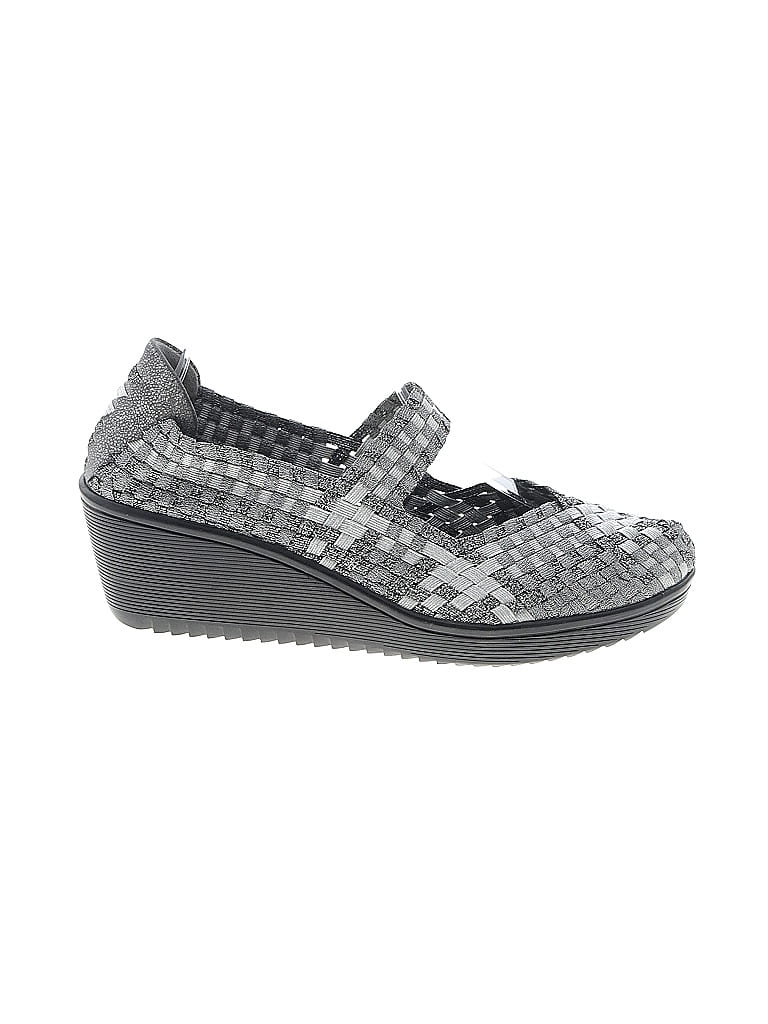 Baretraps Houndstooth Gray Wedges Size 9 1/2 - 39% off | ThredUp