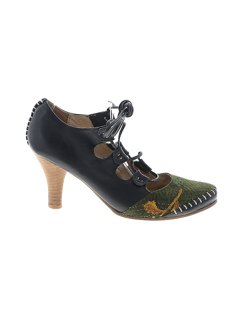 Assorted Brands Tropical Floral Green Black Heels Size EU 41 - 46% off ...