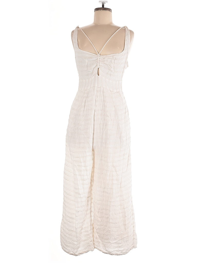 L Space 100% Rayon Ivory Jumpsuit Size L - 69% off | ThredUp