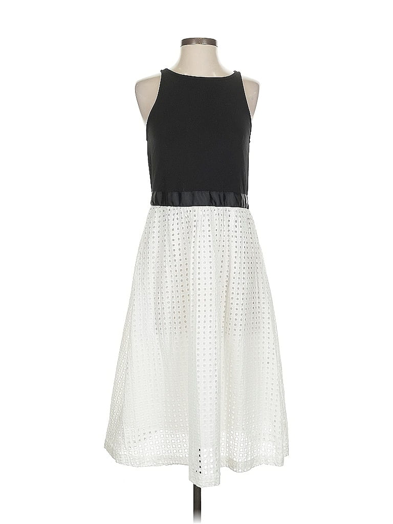 MiXT by Heidi Weisel Polka Dots White Casual Dress Size 4 - 64% off ...