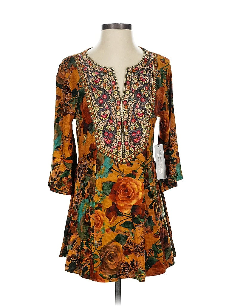 Soft Surroundings Paisley Brown Casual Dress Size S - 20% off | ThredUp