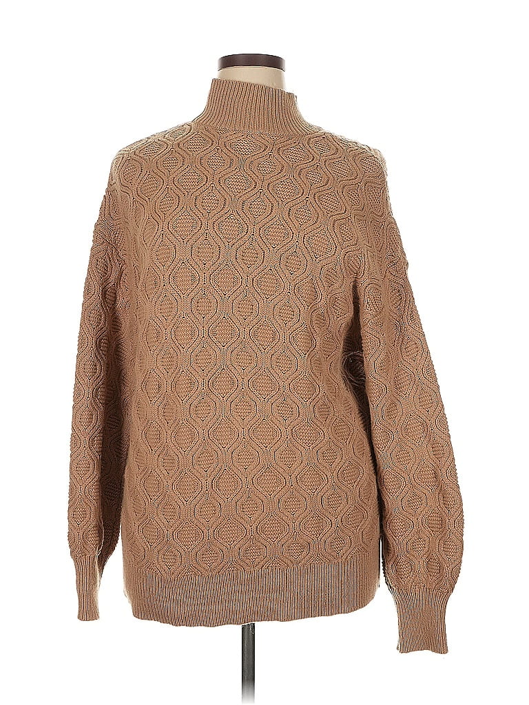 Talbots Tan Turtleneck Sweater Size XL - 71% off | ThredUp