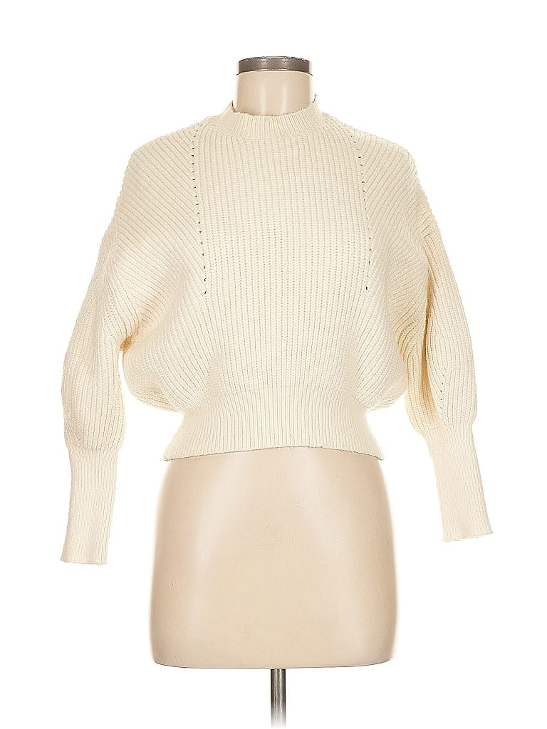 Revival Ivory Turtleneck Sweater Size M - 68% off | ThredUp