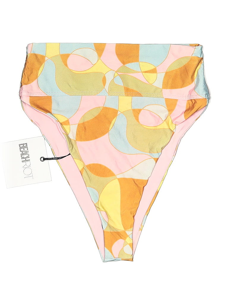 Beach Riot Print Pink Swimsuit Bottoms Size M - 62% off | ThredUp