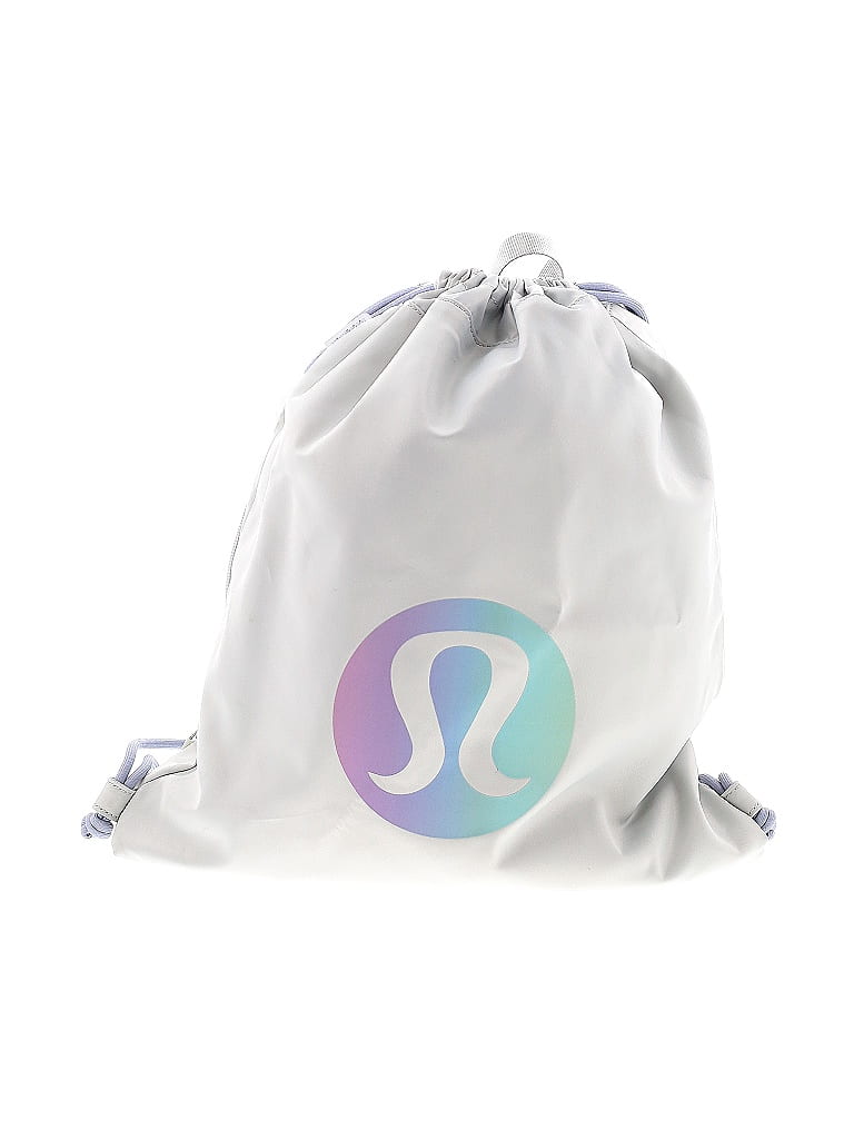 Lululemon Athletica White Gray Backpack One size - 44% off | ThredUp