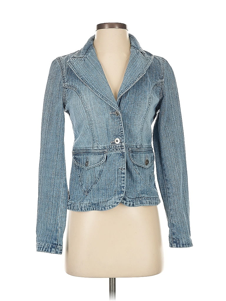 Mossimo 100% Cotton Blue Denim Jacket Size S - 34% off | ThredUp
