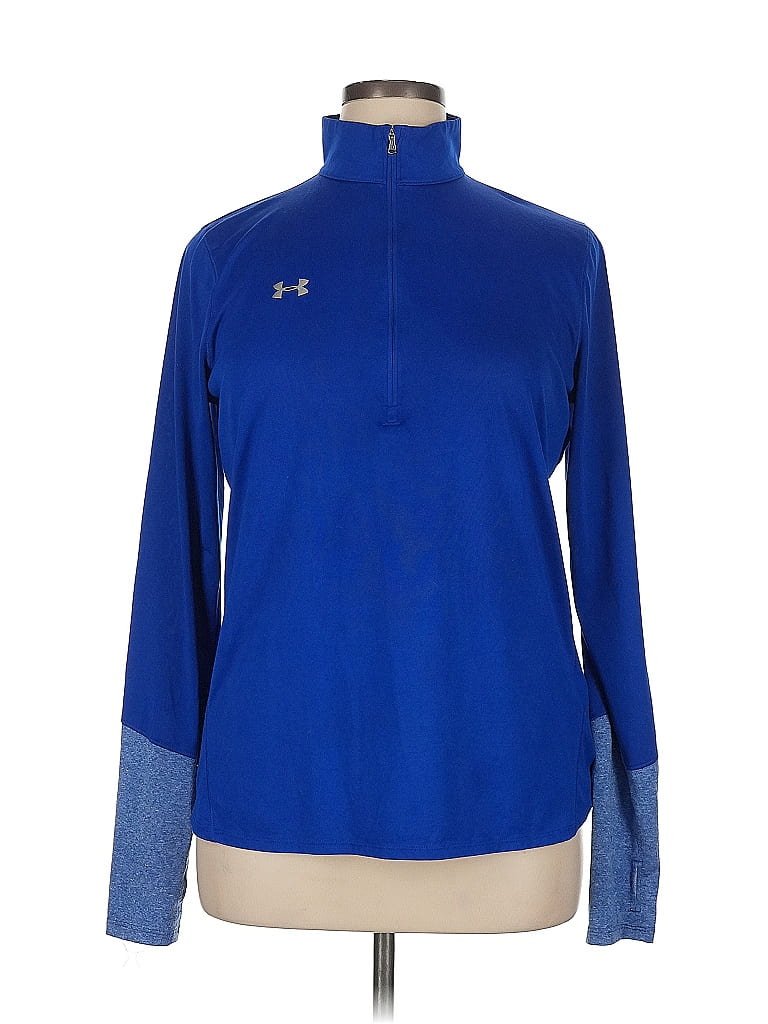 Under Armour 100% Polyester Blue Active T-Shirt Size XL - 57% off | ThredUp