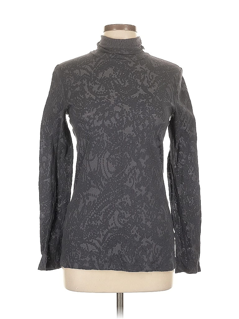 Three Dots Gray Long Sleeve Turtleneck Size L - 75% off | ThredUp