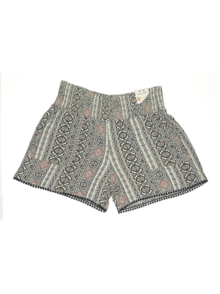 Three Dots 100% Rayon Paisley Gray Shorts Size XL - 67% off | ThredUp