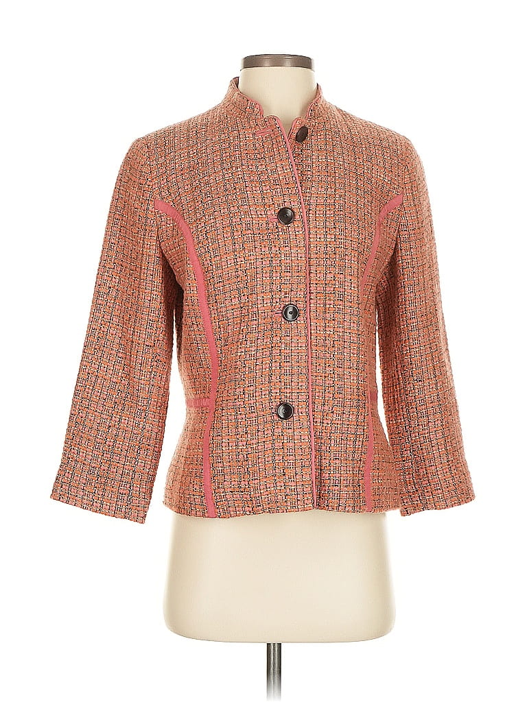 Sigrid Olsen Tweed Orange Jacket Size 4 - 79% off | ThredUp