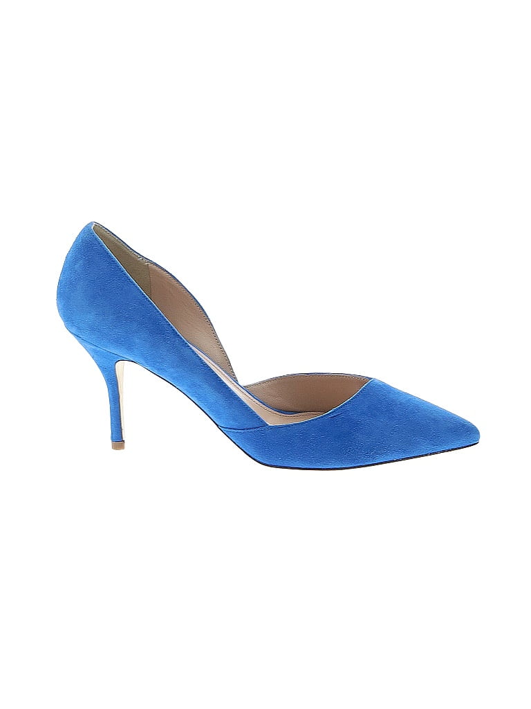 J.Crew Blue Heels Size 8 - 75% off | ThredUp