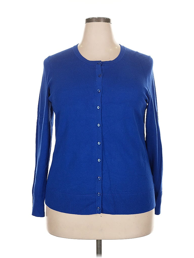 Charter Club Blue Cardigan Size 2X - 71% off | ThredUp