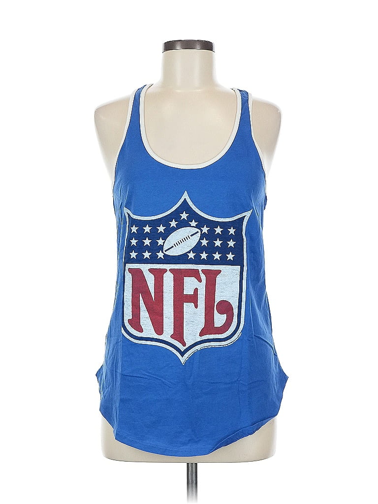 Junk Food 100% Cotton Blue Tank Top Size M - 24% off | ThredUp