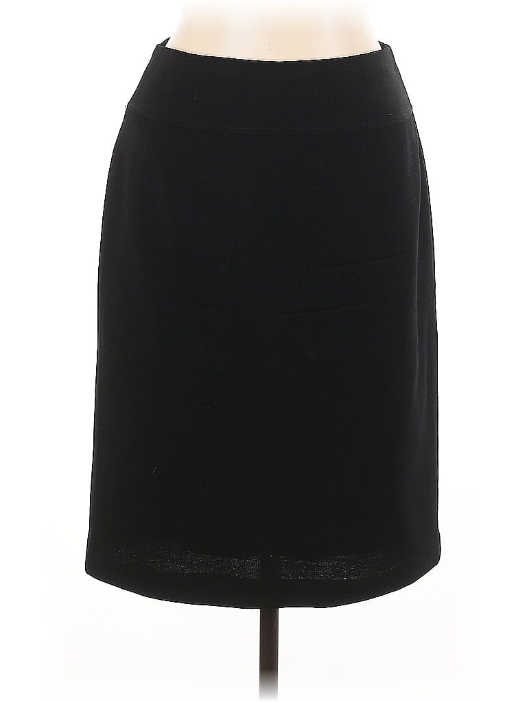 Rena Rowan Solid Black Wool Skirt Size 10 - 39% off | ThredUp