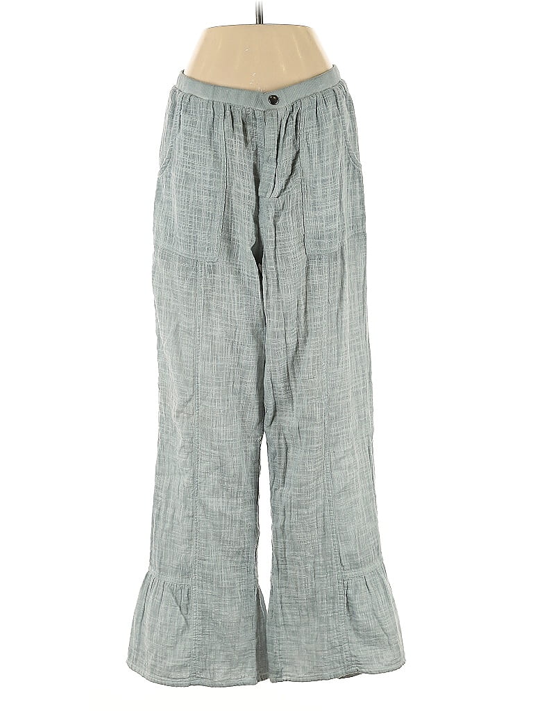Soft Surroundings 100% Cotton Gray Casual Pants Size S - 70% off | ThredUp