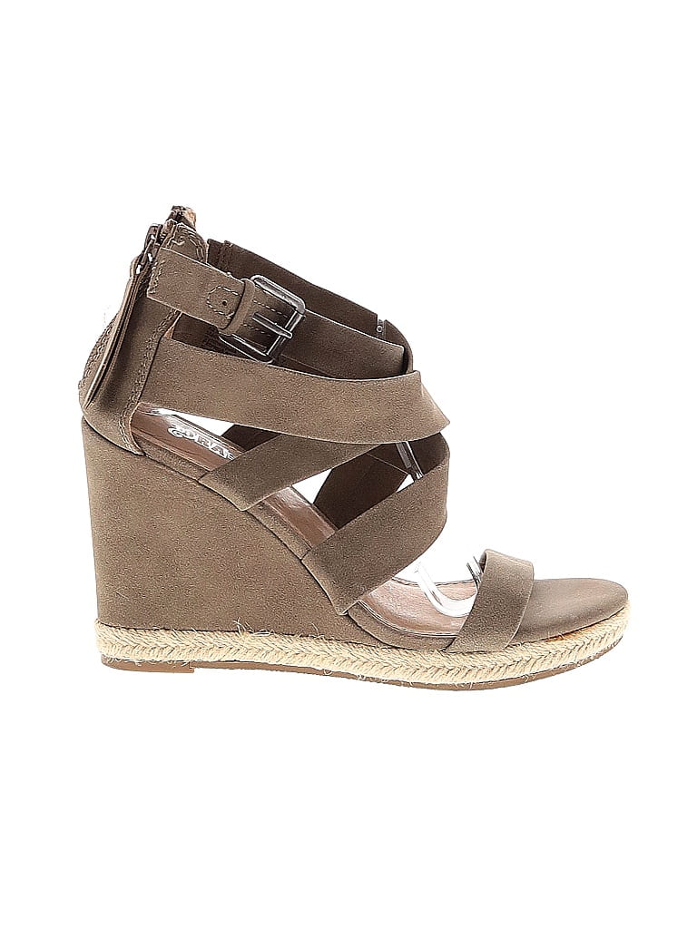 Brash Tan Brown Wedges Size 7 - 54% off | ThredUp