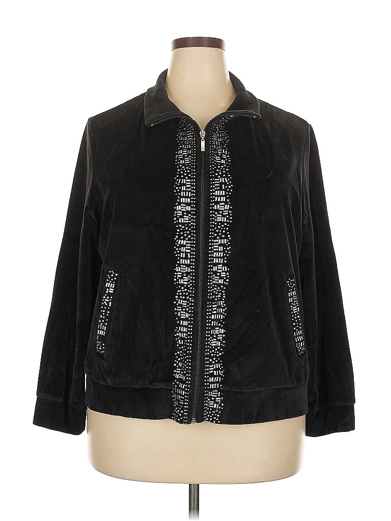 Assorted Brands Graphic Black Jacket Size 2X - 46% off | ThredUp