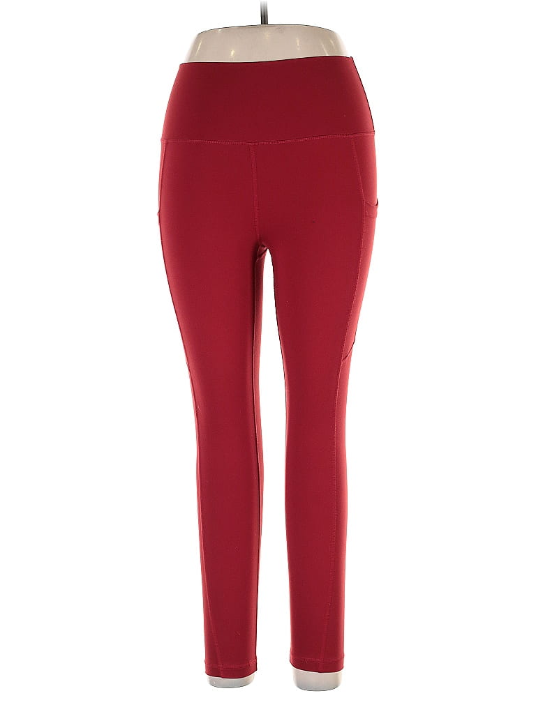 90 Degree by Reflex Red Active Pants Size L - 68% off | ThredUp
